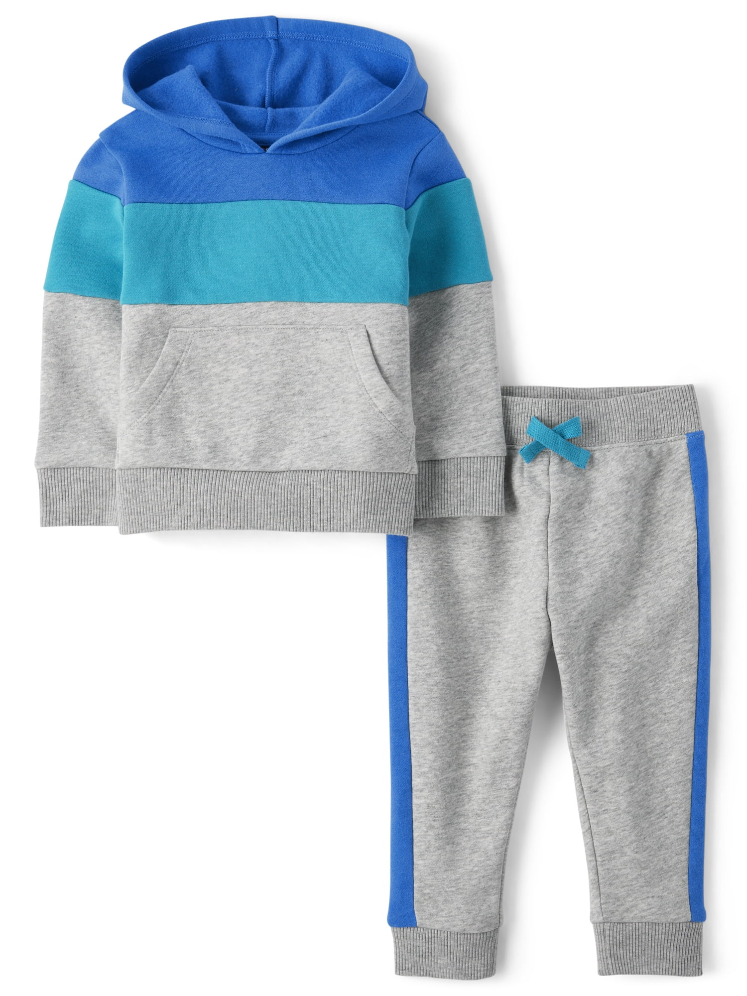 The Children's Place Toddler Boys Sweatshirt & Jogger Pant Outfit Set ...