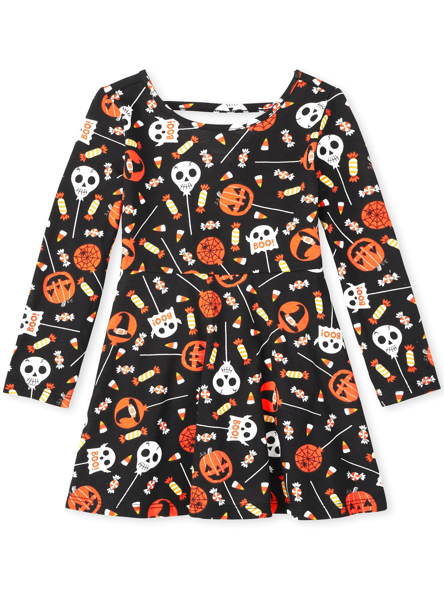 The Children's Place, Toddler Girls, Long Sleeve Dress, Sizes 12M-5T ...