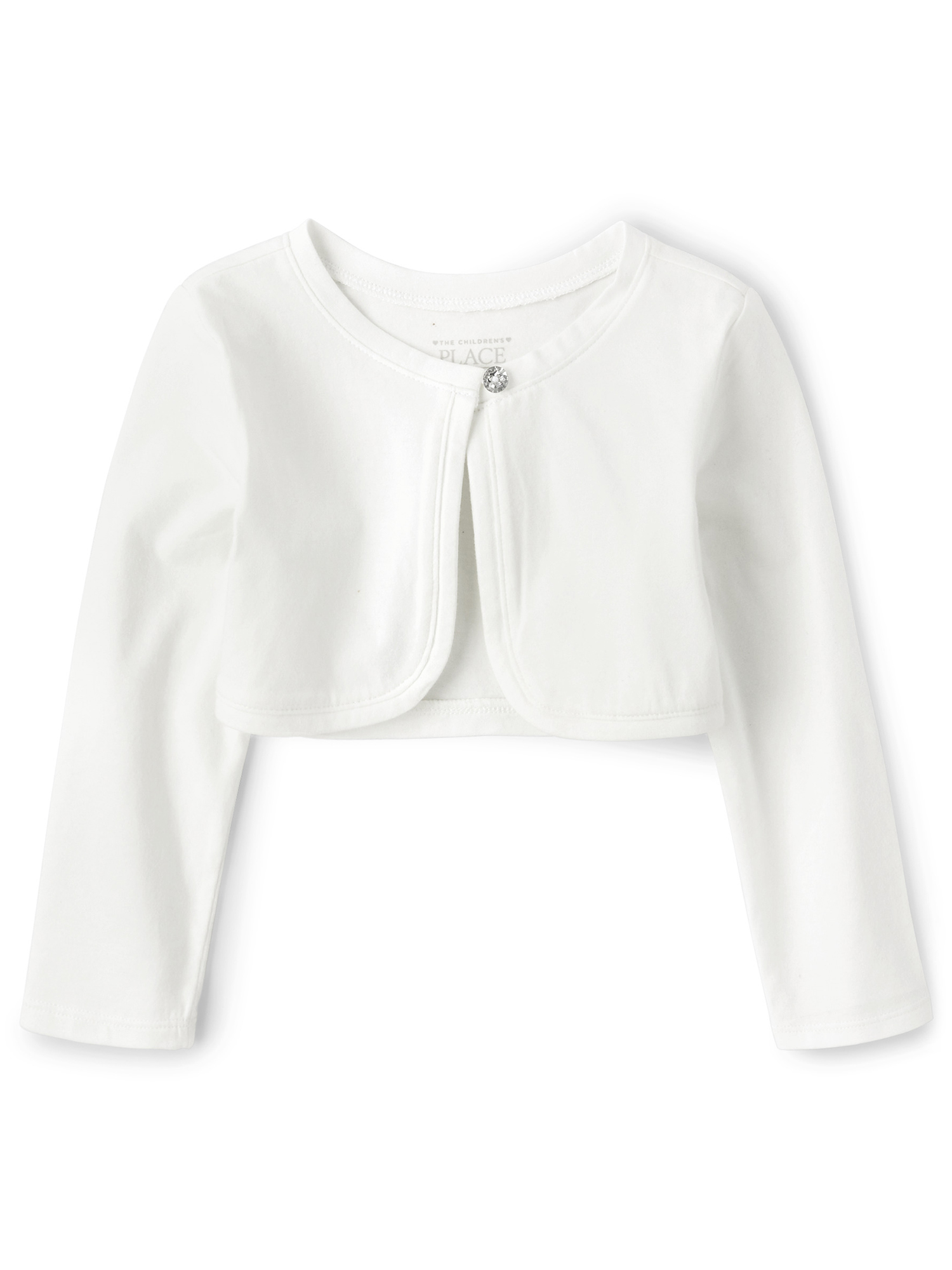 Lilax Baby & Girls' Bolero Cardigan Knit Long Sleeve Button Closure ...