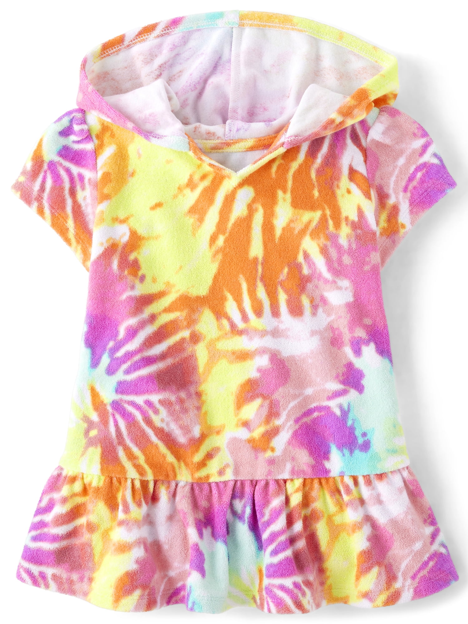 The Children's Place Baby and Toddler Girls Tie Dye Terry Cover-Up, Sizes 12M-5T - Walmart.com