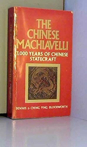 Pre-Owned The Chinese Machiavelli: 3,000 years of Chinese statecraft ...