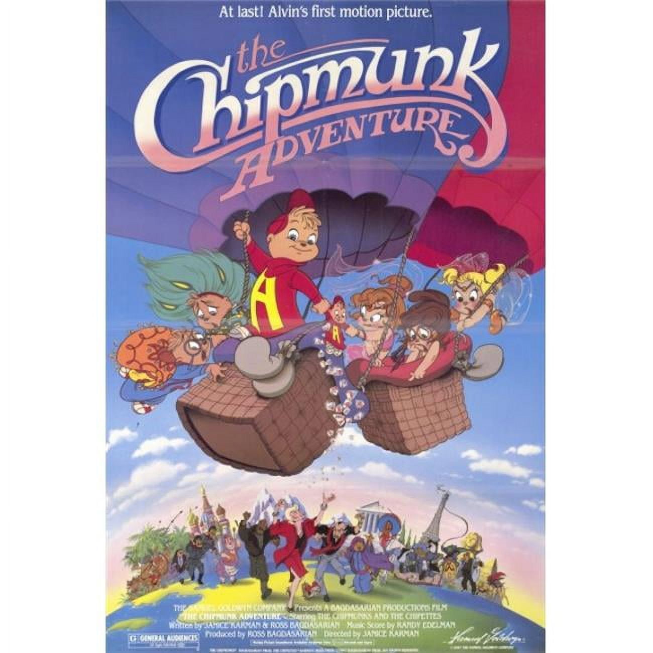 The Chipmunk Adventure Movie Poster Print - 27 x 40 - Walmart.com