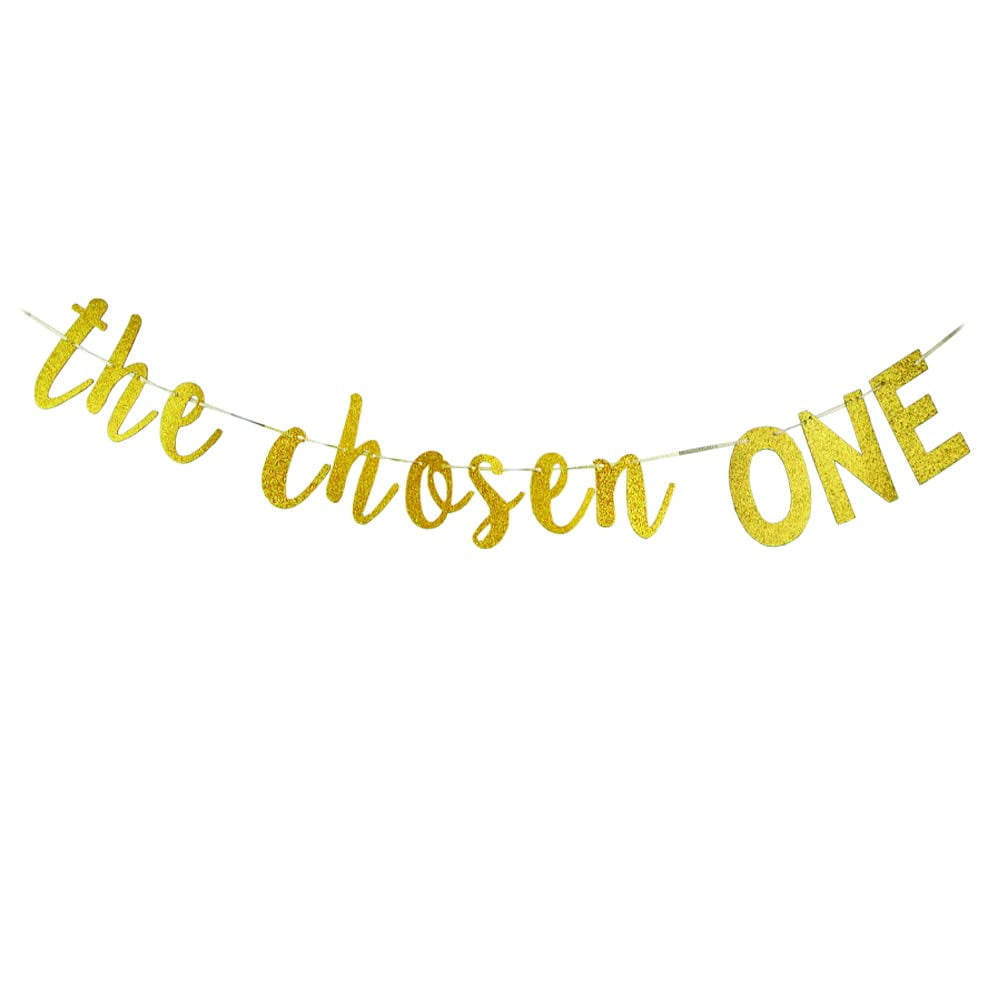 The Chosen ONE Banner - Wizard Themed 1st Birthday Party, Harry Theme ...