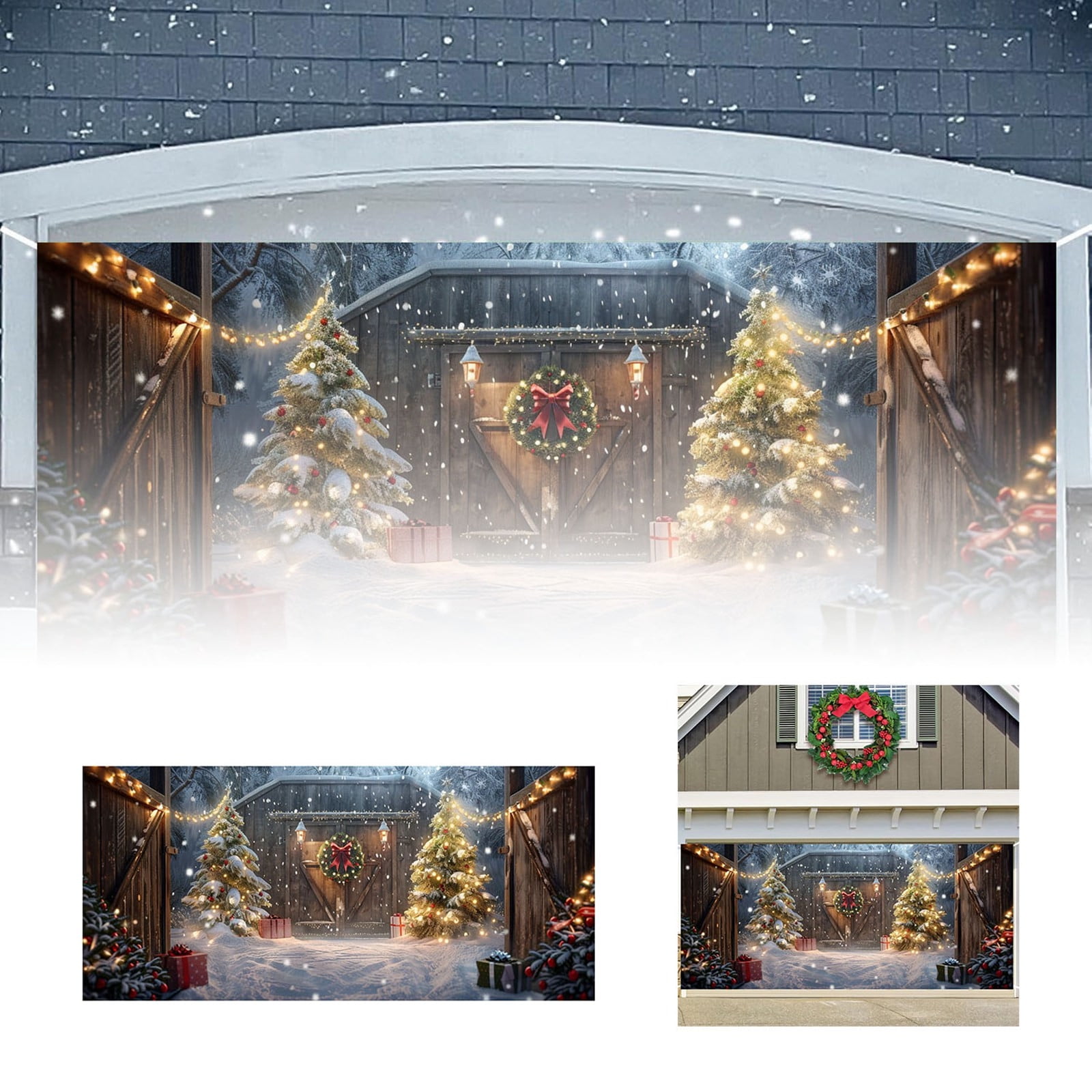 The Christmas Cheer With Our Garage Banner The Festive Décor For Your Garage! Alphabet Banner ...