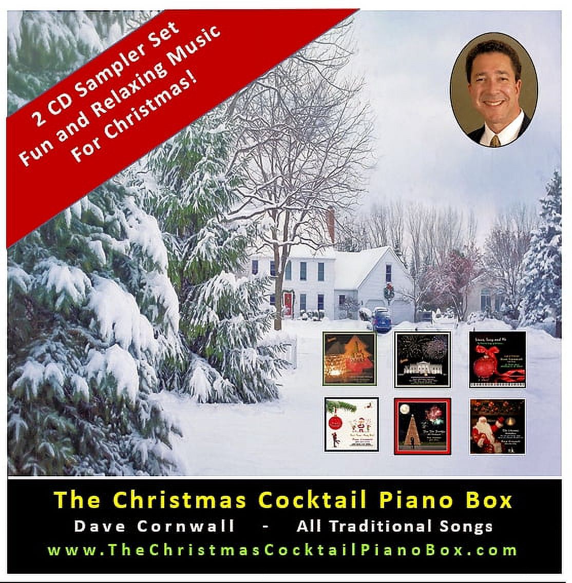 The Christmas Cocktail Piano Box - 2 CD Sampler Set - Walmart.com
