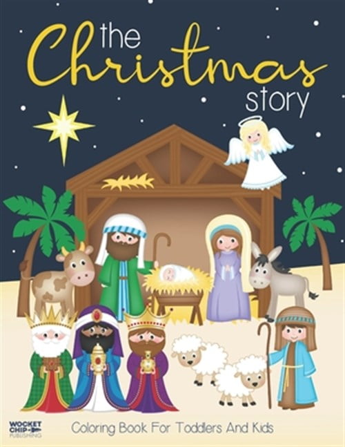 Pre-Owned The Christmas Story Coloring Book For Toddlers and Kids ...