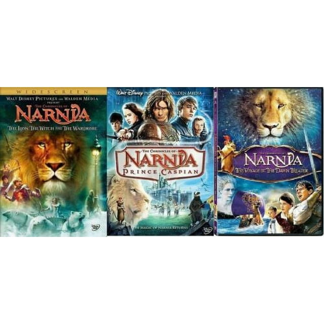 Disney's The Chronicles of Narnia Trilogy 1 2 3 Movie Collection DVD ...