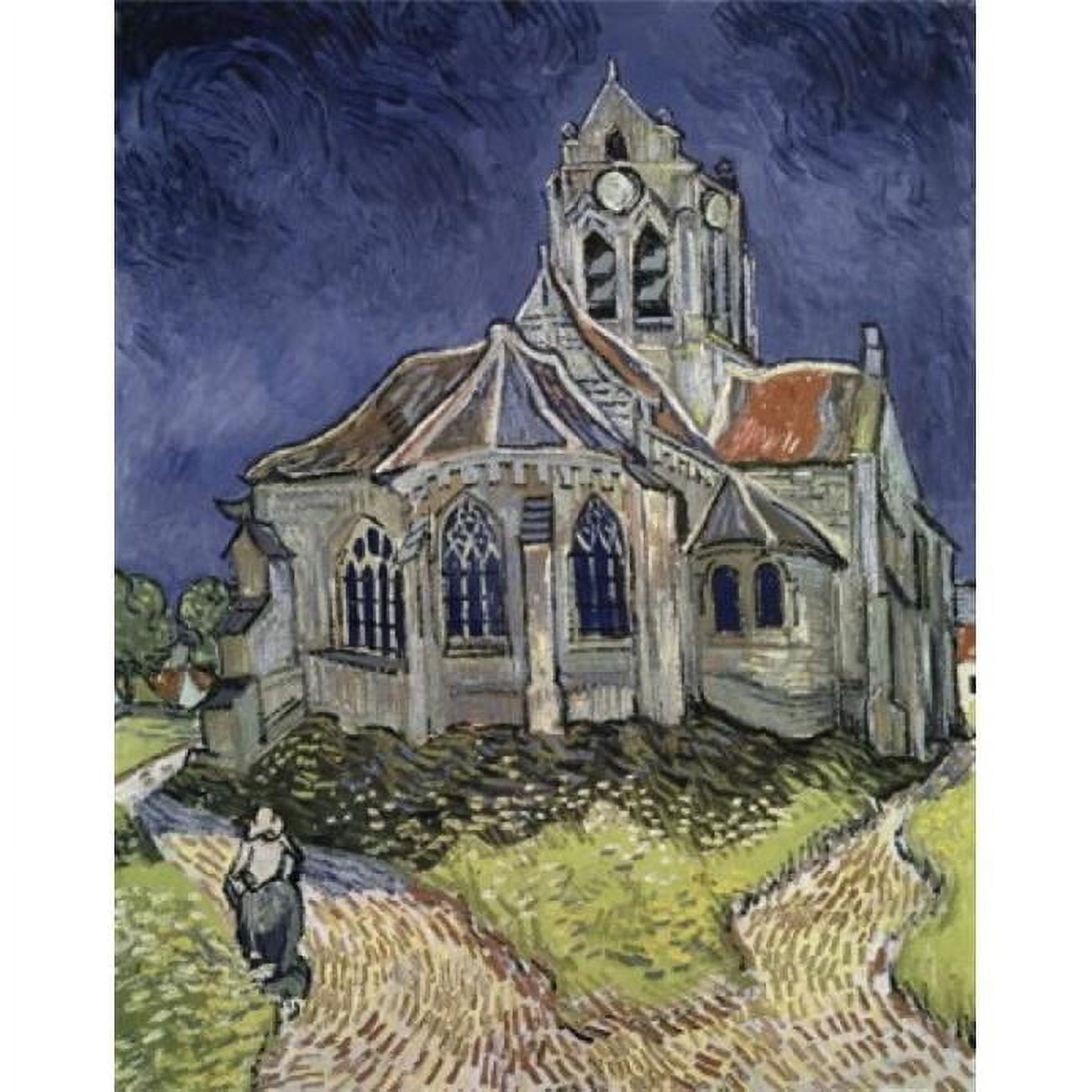 The Church of Auvers-Sur-Oise 1890 Vincent Van Gogh 1853-1890 Dutch Oil ...