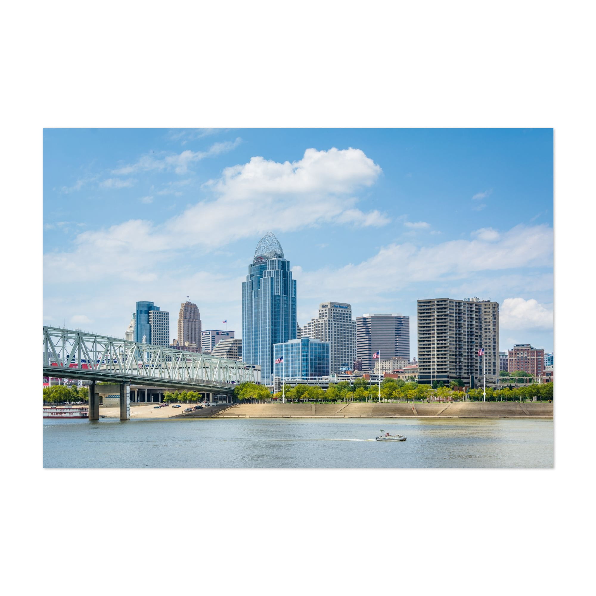 The Cincinnati Skyline 03 - Cincinnati Ohio Photography Unframed Wall ...