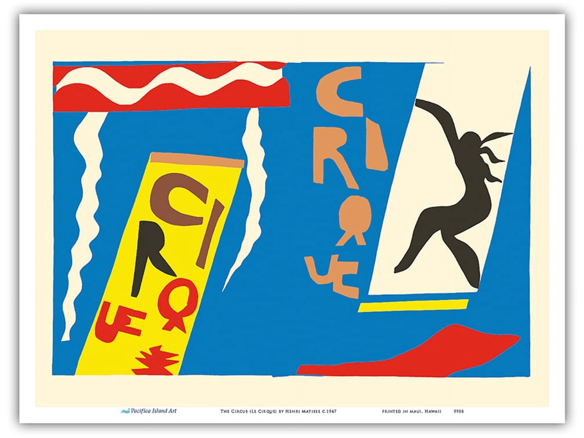 The Circus (Le Cirque) - from the Illustrated Book Jazz - From an ...