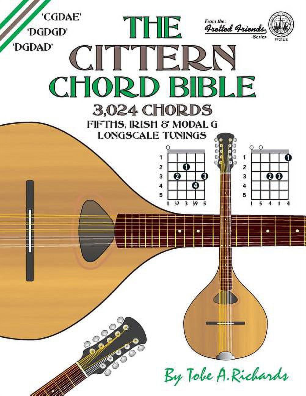 The Cittern Chord Bible : Fifths, Irish and Modal G Longscale Tunings ...