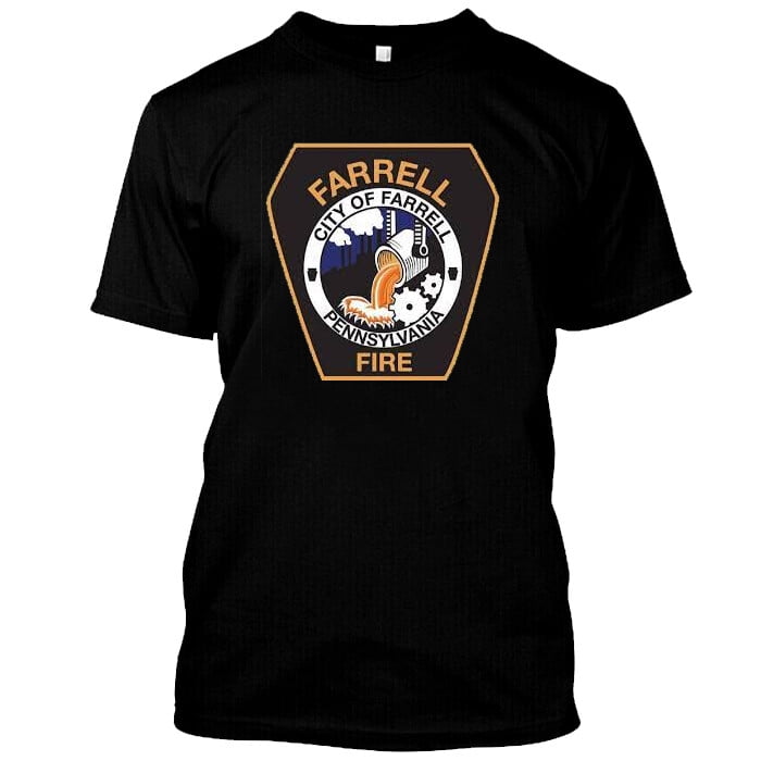 The City Of Farrell Fire Department Retro T-Shirt S-4XL - Walmart.com