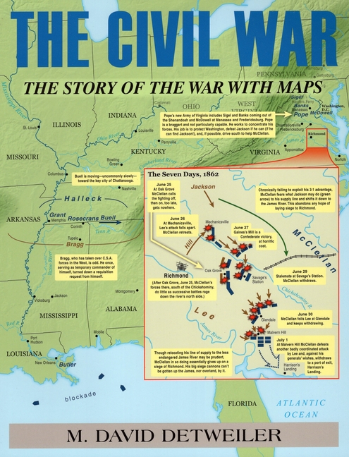 The Civil War : The Story of the War with Maps (Paperback) - Walmart.com