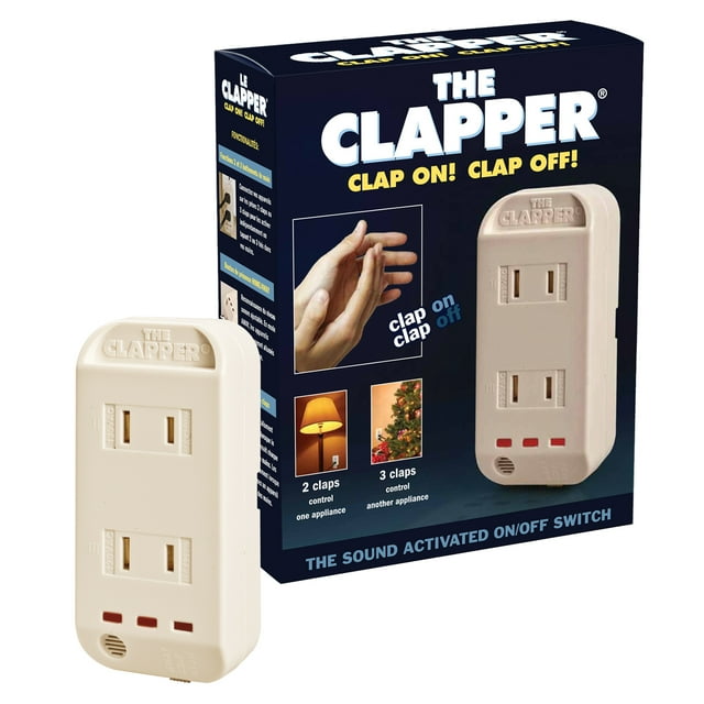 As Seen on TV - The Clapper! Wireless Sound Activated Light Switch with ...