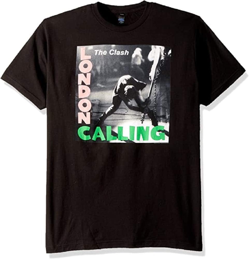 The Clash Men's London Calling Cover T-Shirt Black Large | Officially ...