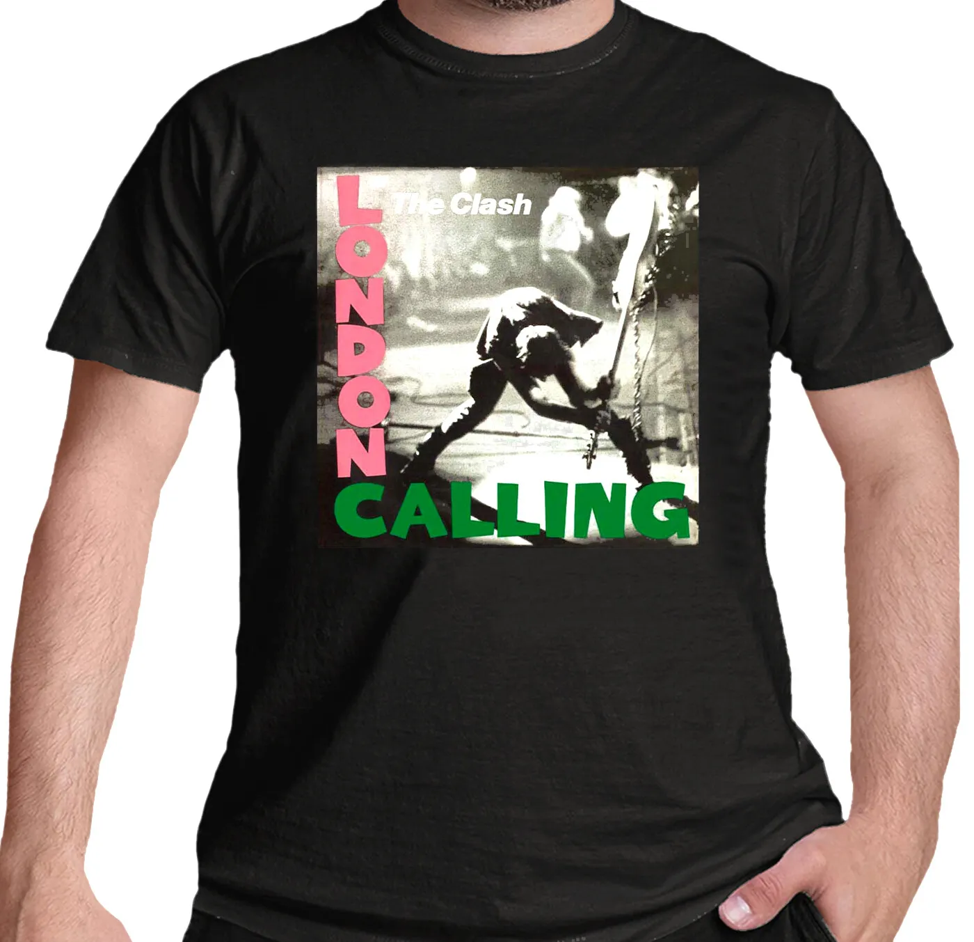 The Clash T Shirt London Calling Album Cover Art Punk Rock - Walmart.com