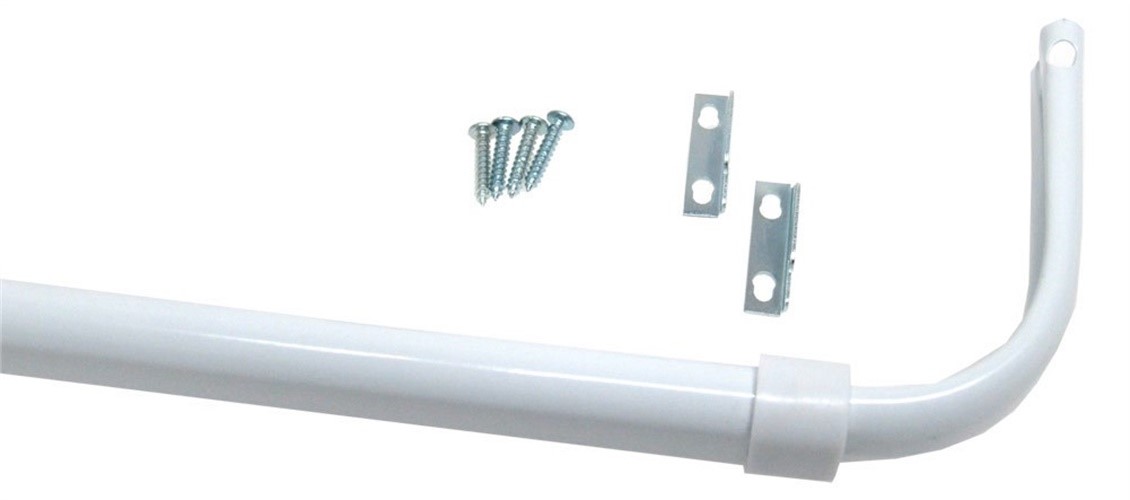 Better Homes & Gardens 1” Metal French Wrap Curtain Rod, Brushed Nickel ...