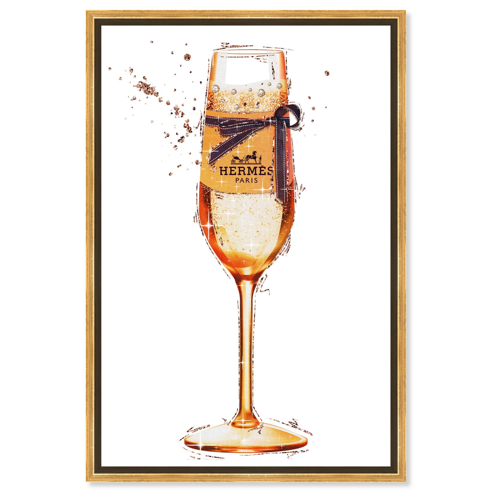 The Classy Orange Toast Canvas Drinks and Spirits Wall Art by Art ...