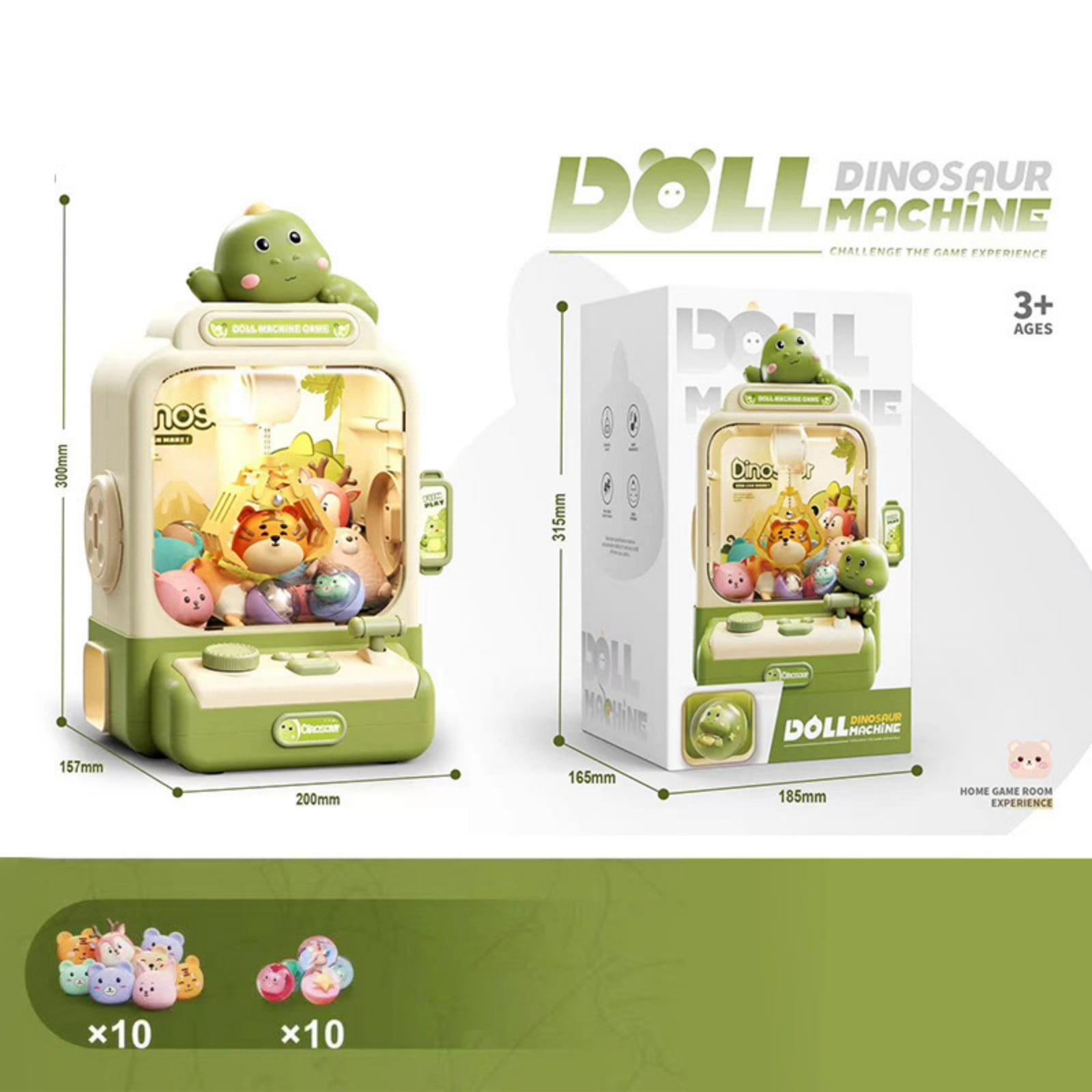 The Claw Toy Grabber Machine with Sounds and Animal Plush - Features ...