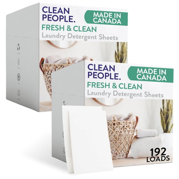 Clean People, Laundry Detergent Sheets, 384 Pack, Ultra Concentrated ...