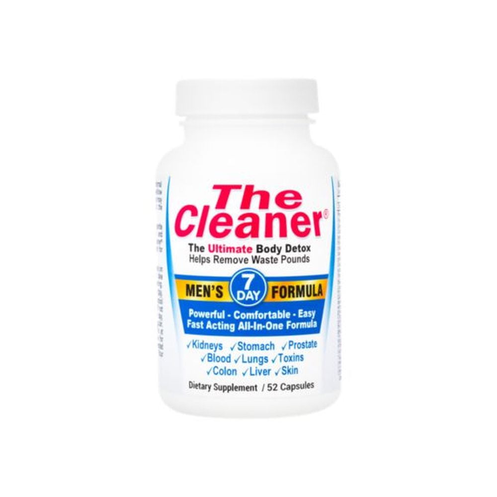 The Cleaner - 7-Day Men's Formula - Ultimate Body Detox (52 Capsules ...