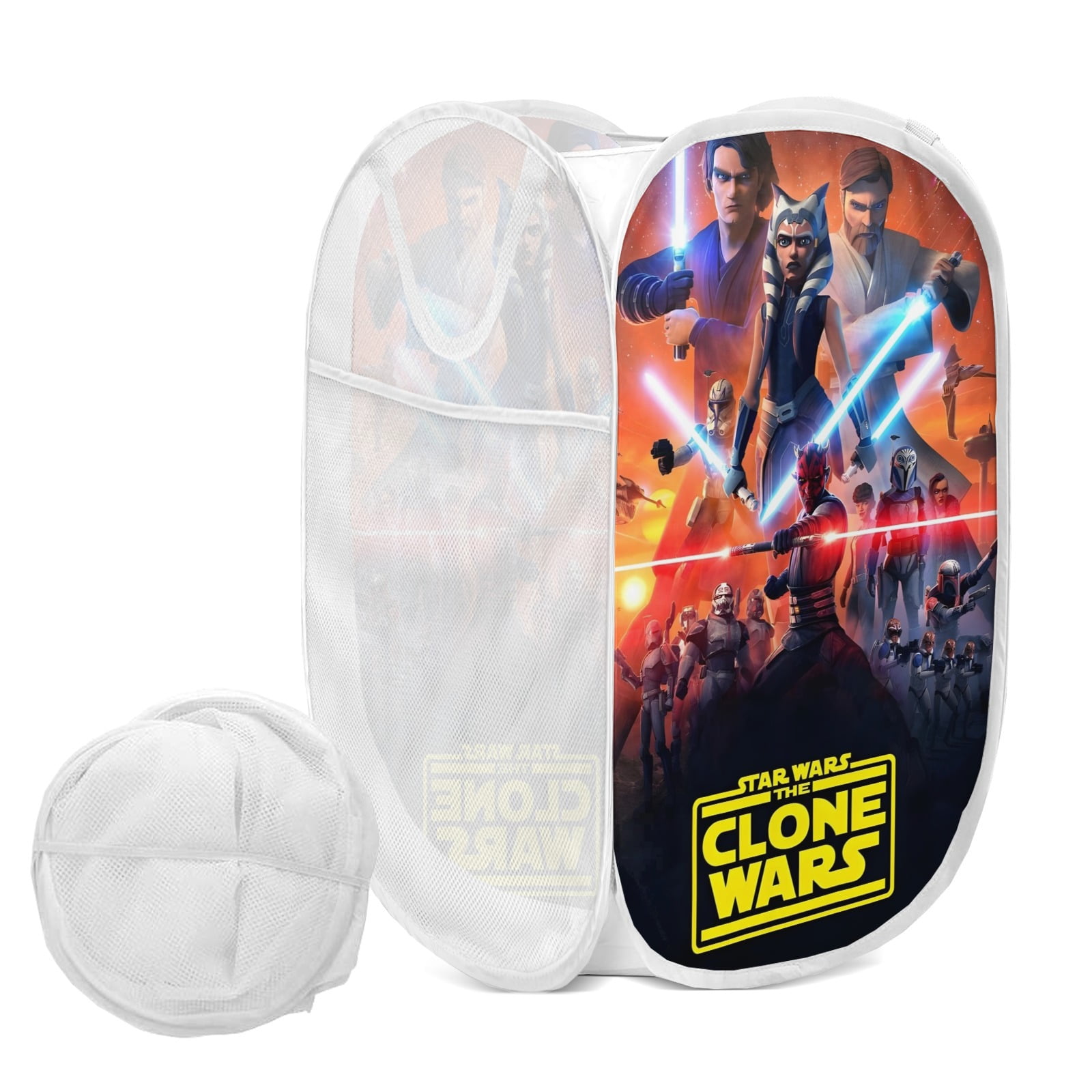 The Clone Wars Fold-Flat Printed Laundry Tote.15" × 24" - Walmart.com