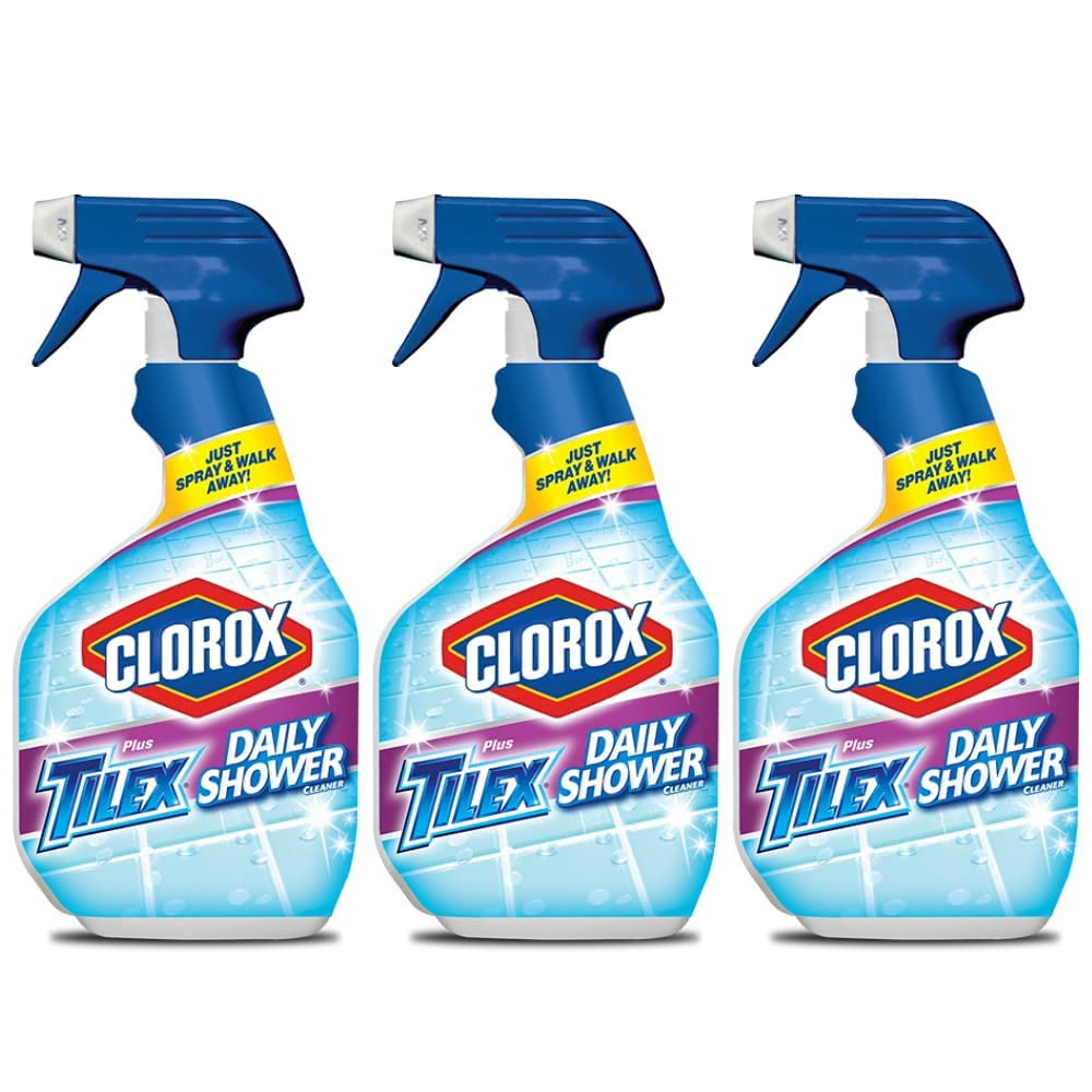 The Clorox Company Tilex Daily Shower Cleaner Spray, Bleach Free (3 ...
