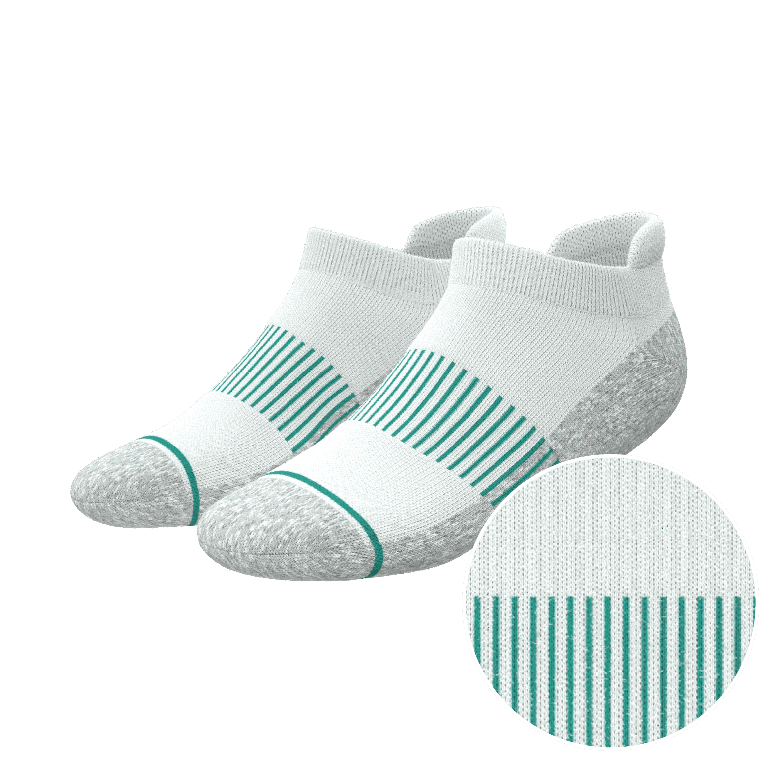 The Cloud 9 - Shinesty White Stay Weird Heel Hammock Ankle Socks Medium ...