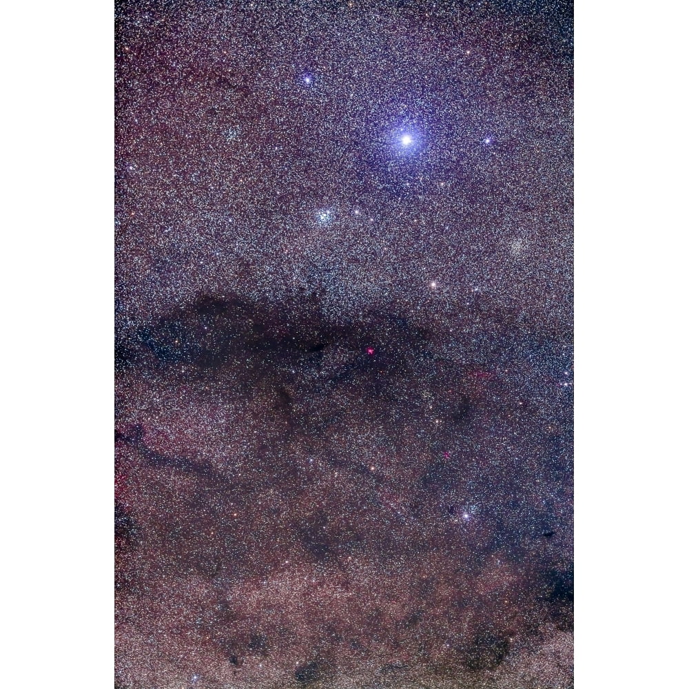 The Coalsack and Jewel Box Cluster in the Southern Cross Poster Print ...