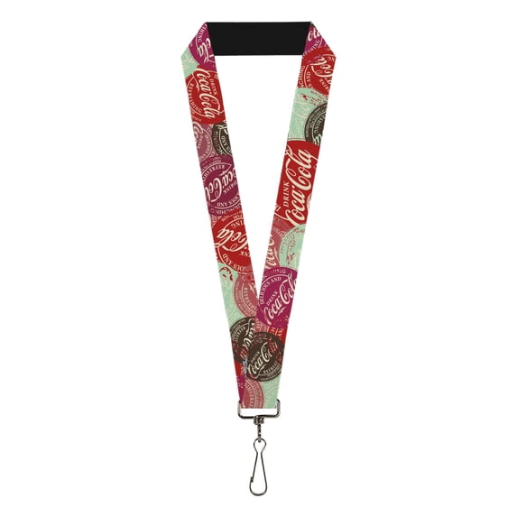 The Coca-Cola Company Lanyard, Drink Coca Cola Coke Patches Stacked ...