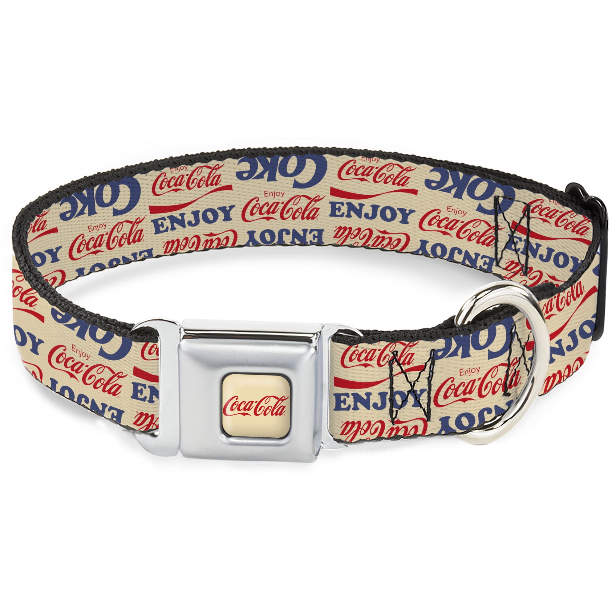 The Coca-Cola Company Pet Collar, Dog Collar Metal Seatbelt Buckle ...