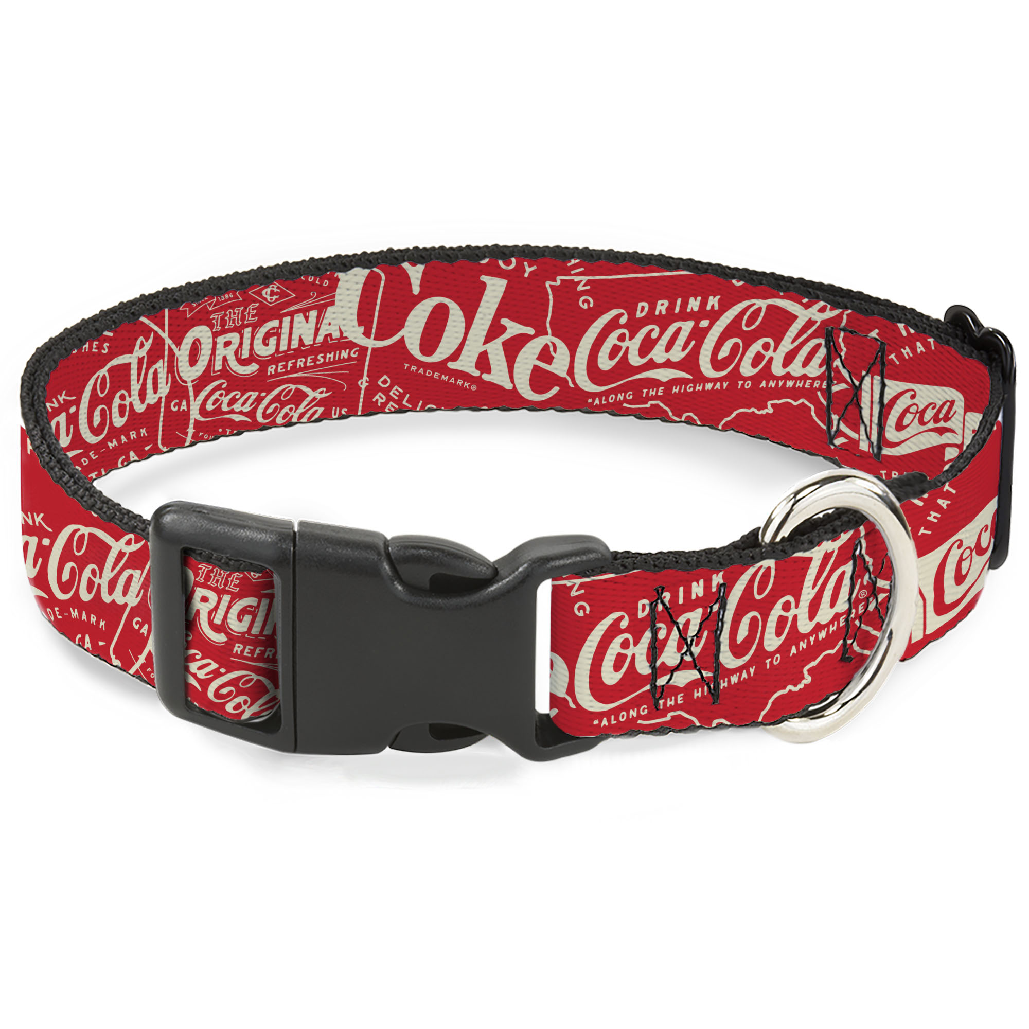 The Coca-Cola Company Pet Collar, Dog Collar Plastic Buckle, Vintage ...