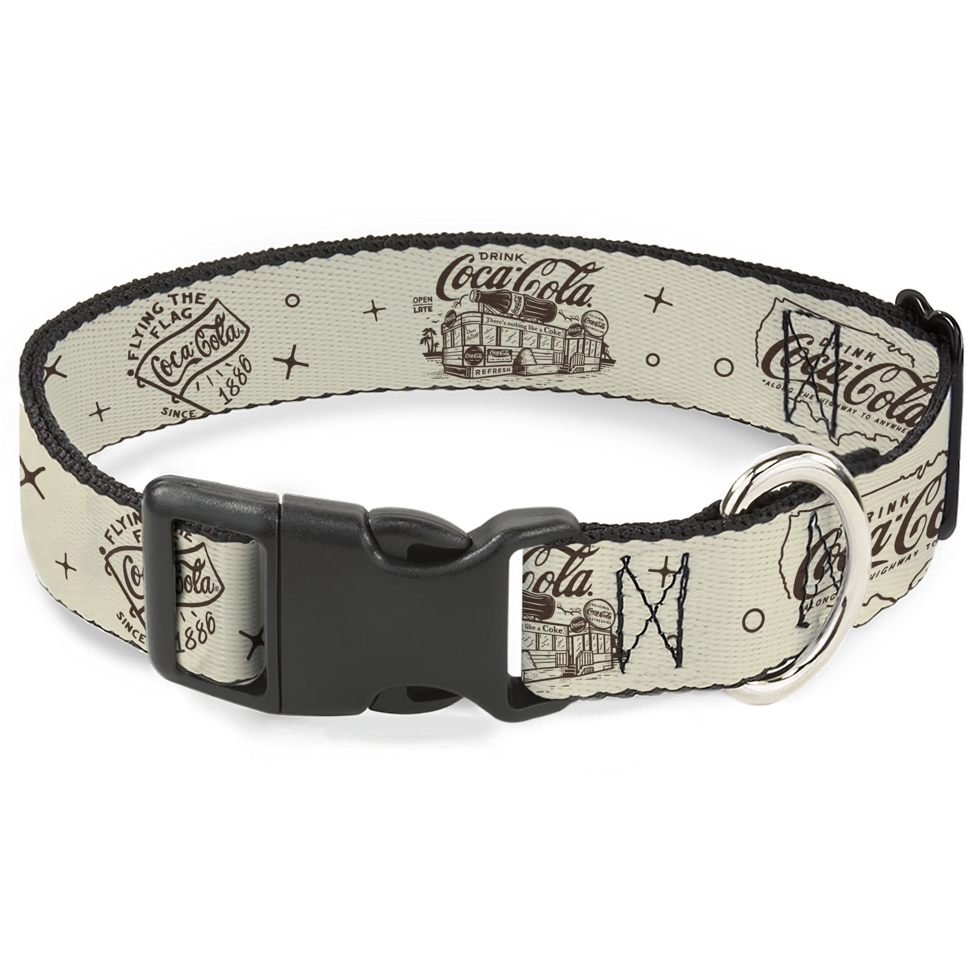 The Coca-Cola Company Pet Collar, Dog Collar Plastic Buckle, Vintage ...