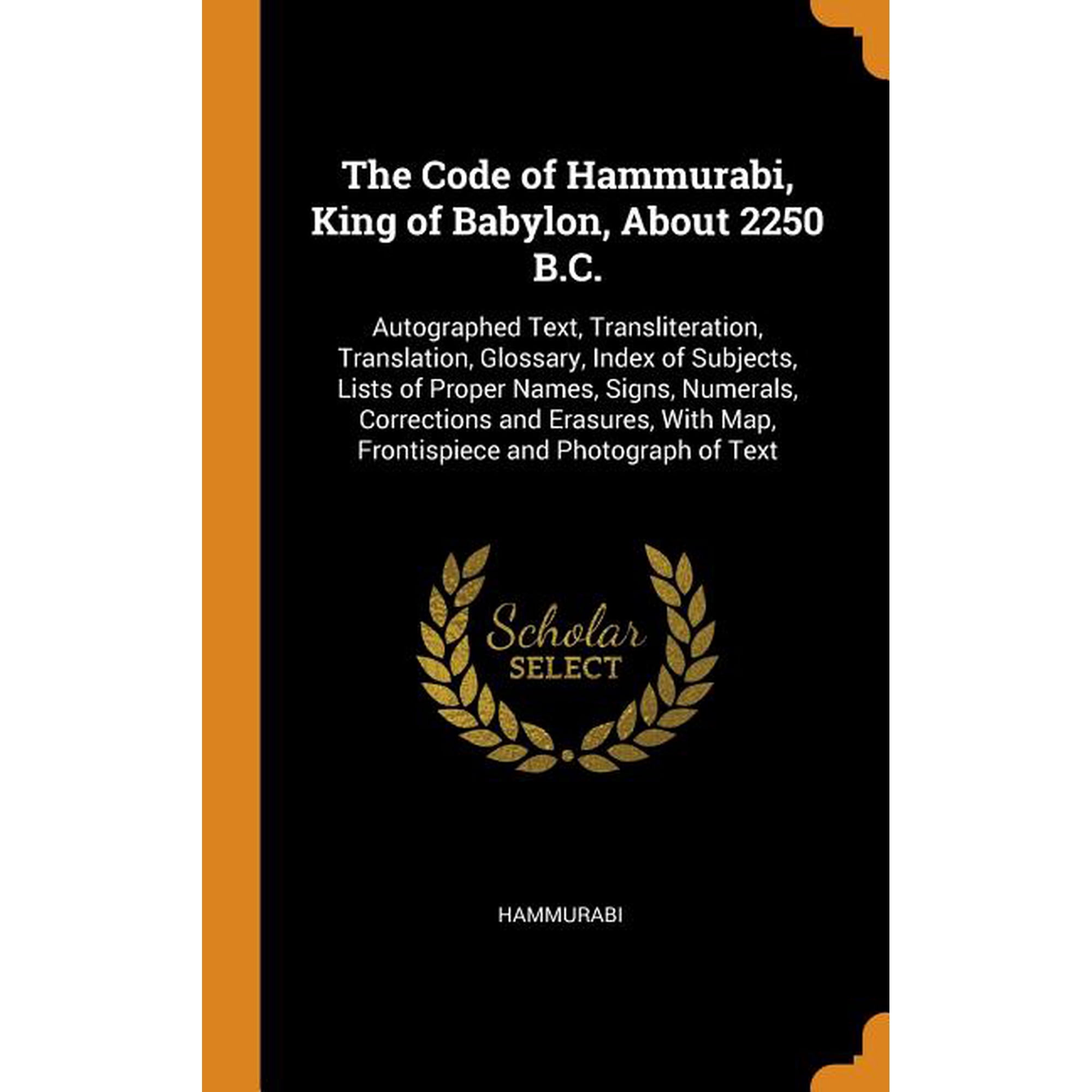 Code Of Hammurabi Translation