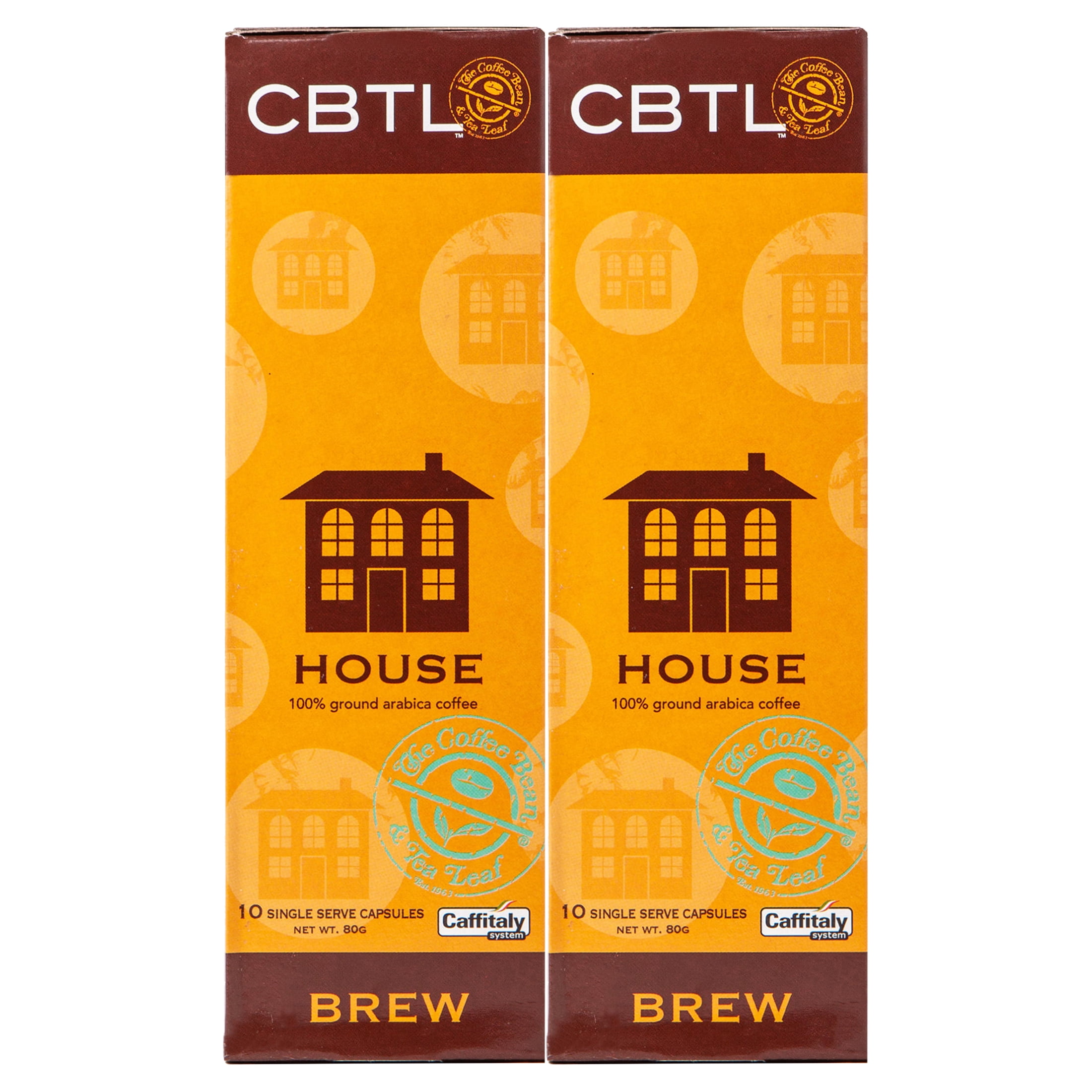 (2 pack) The Coffee Bean & Tea Leaf House Brew Light Roast Single Serve ...