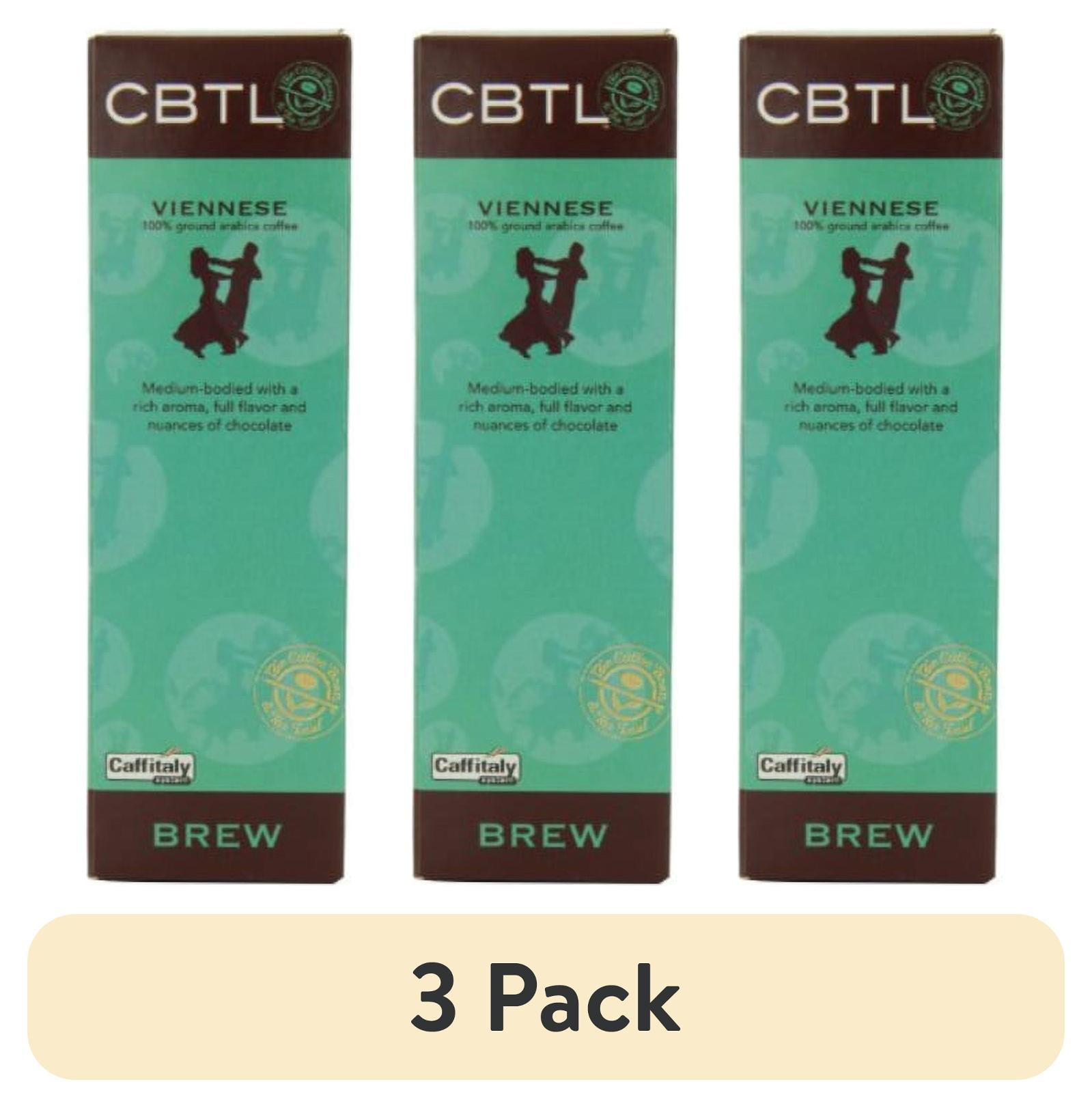 (3 pack) The Coffee Bean & Tea Leaf Viennese Brew Dark Roast Single Serve Coffee for CBTL Single ...