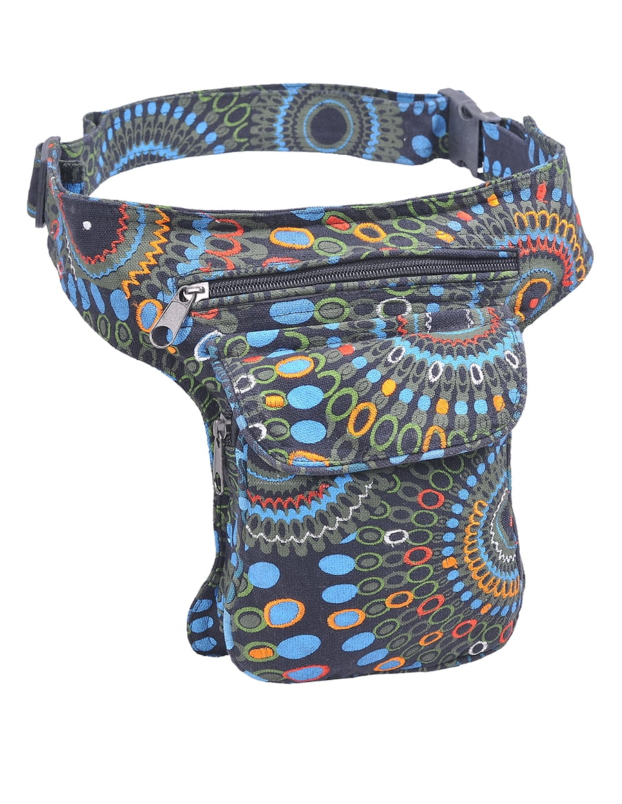 The Collection Royal Fanny Pack Crossbody Bags for Women| Cotton Canvas ...