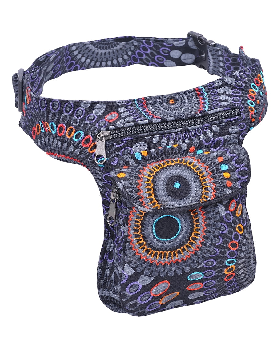 The Collection Royal Fanny Pack Crossbody Bags for Women| Cotton Canvas ...