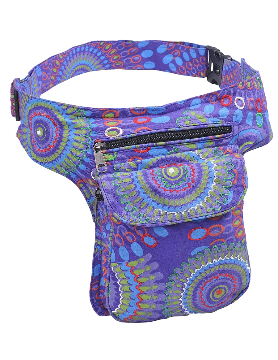 The Collection Royal Fanny Pack Crossbody Bags for Women| Cotton Canvas ...