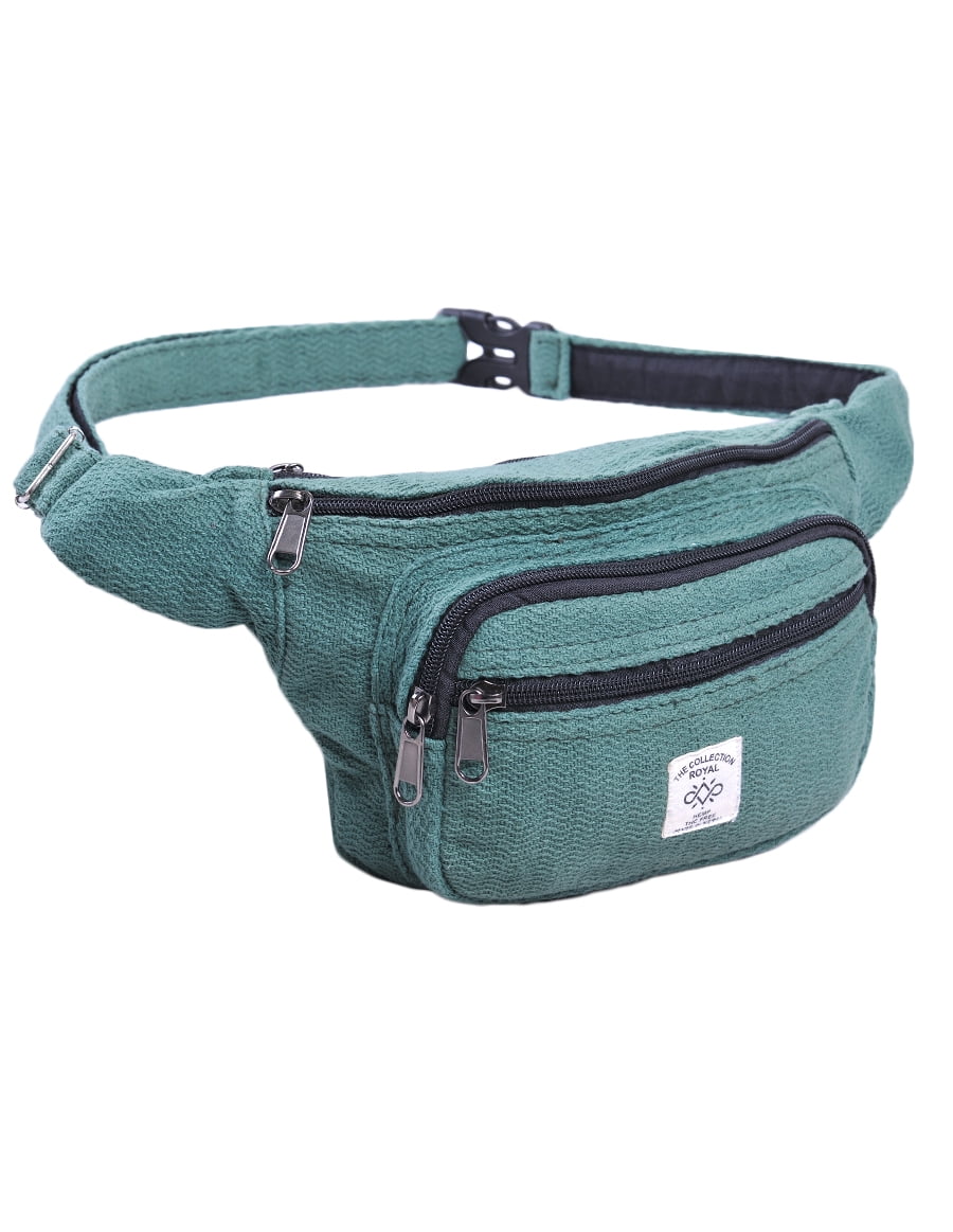 The Collection Royal Himalayan Hemp and Cotton Fanny Pack, Eco-friendly ...