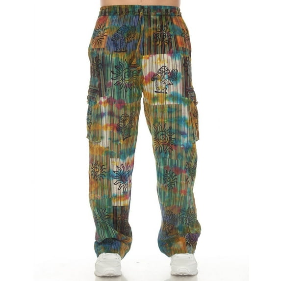 The Collection Royal Men Hippie Patchwork Bohemian Casual Rave Festival ...