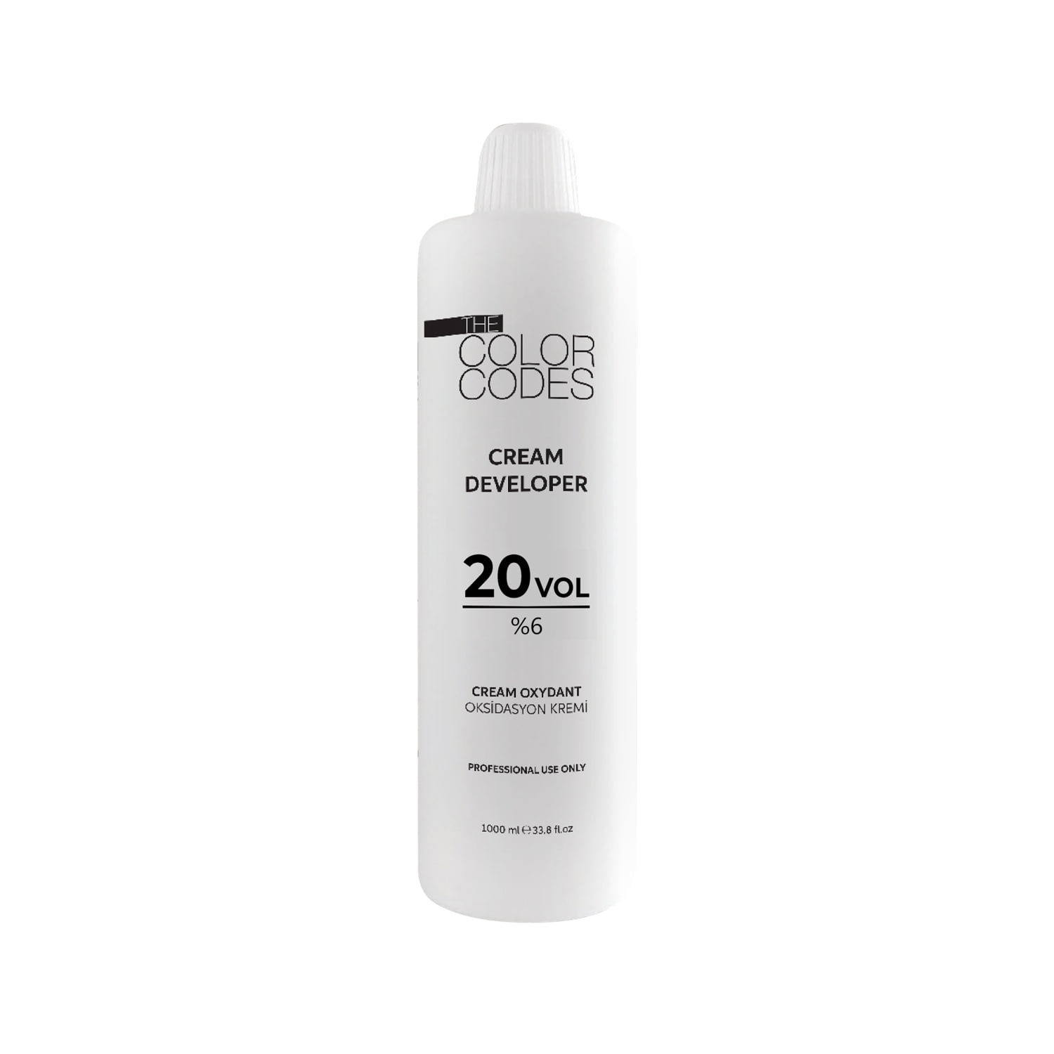 The Color Codes Cream Developer 20 Vol. 6% Oxidant 1000 ml - Walmart.com