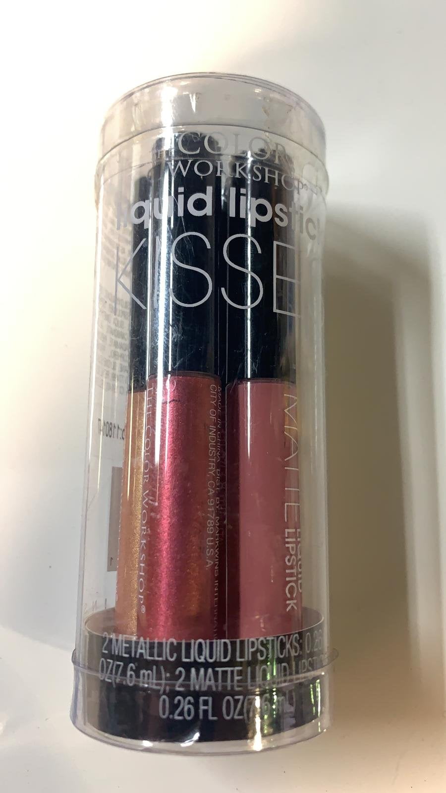 The Color Workshop Liquid Lipstick Kisses 4 Pack - Walmart.com