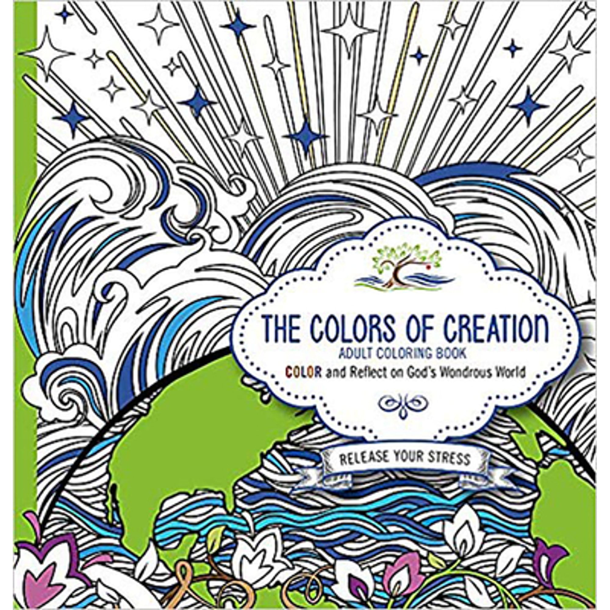 Pre-Owned The Colors of Creation Adult Coloring Book: Color and Reflect ...