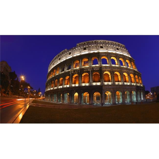 The Colosseum in Rome Italy Poster Print by Carson Ganci, 38 x 20 ...