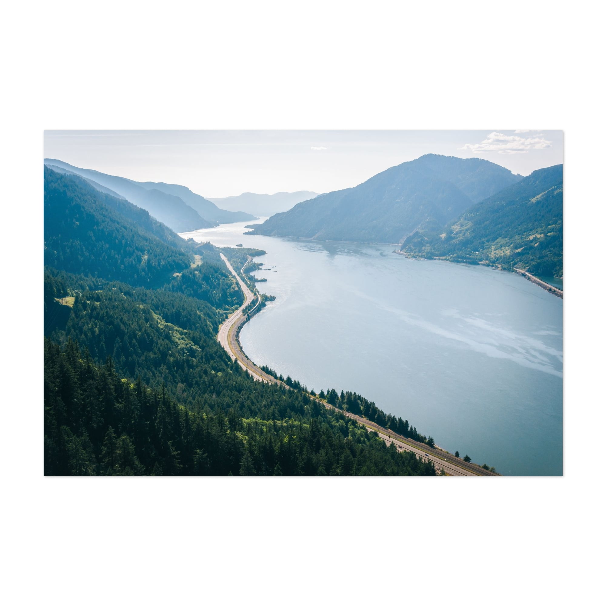 The Columbia River from Mitchell Point - Oregon Photography Unframed ...
