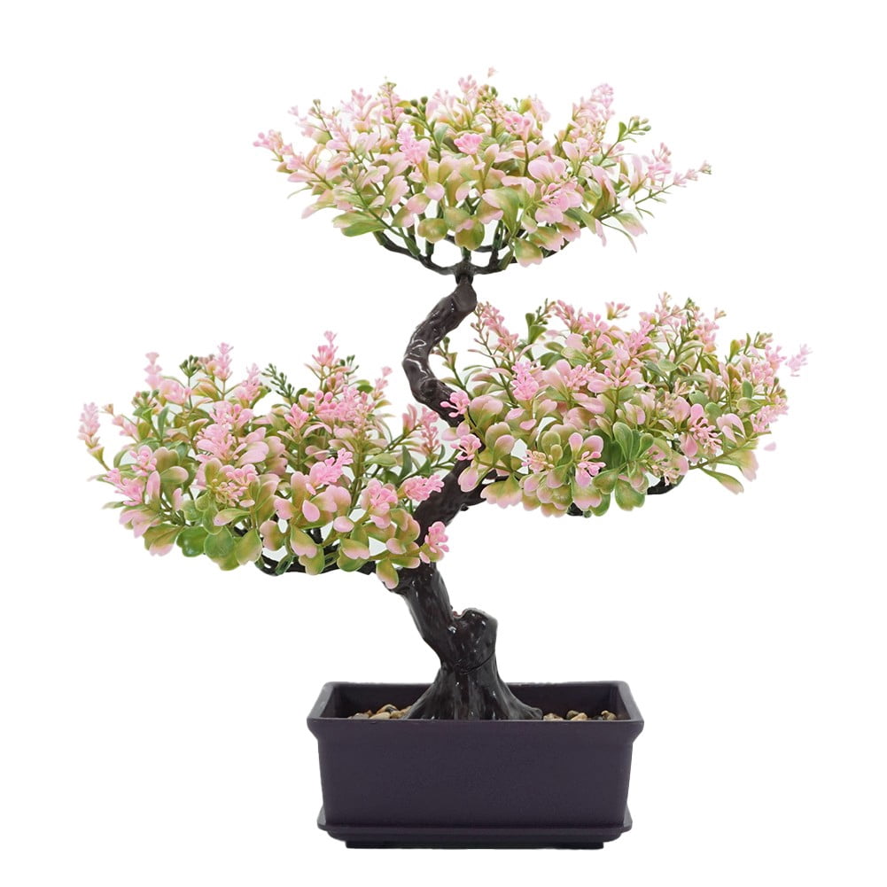 The Combination Of Plastic Artificial Flowers And Potted Tabletop ...