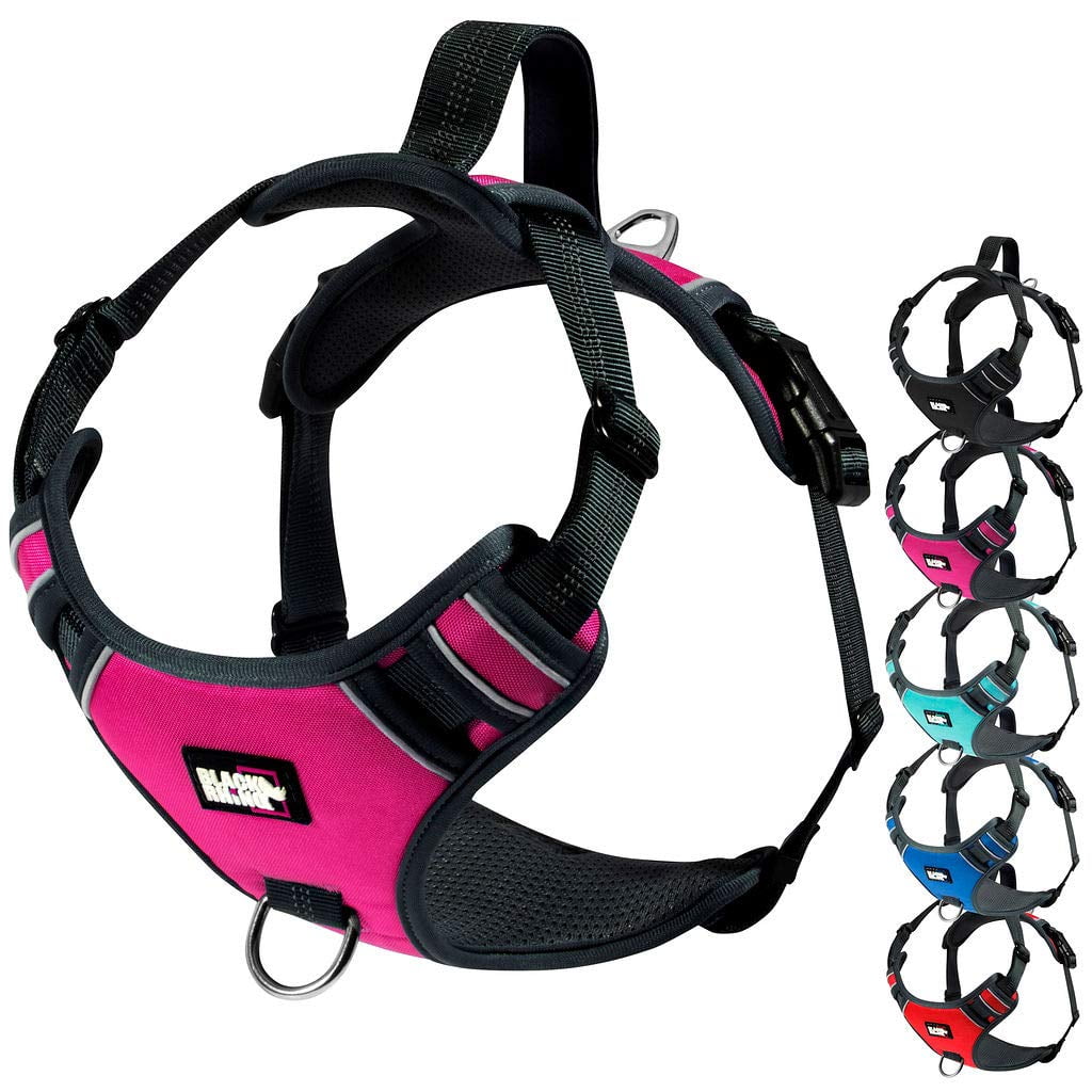 The Comfort Dog Harness With Mesh Padded Vest - Pink/Bl - Large Breeds ...