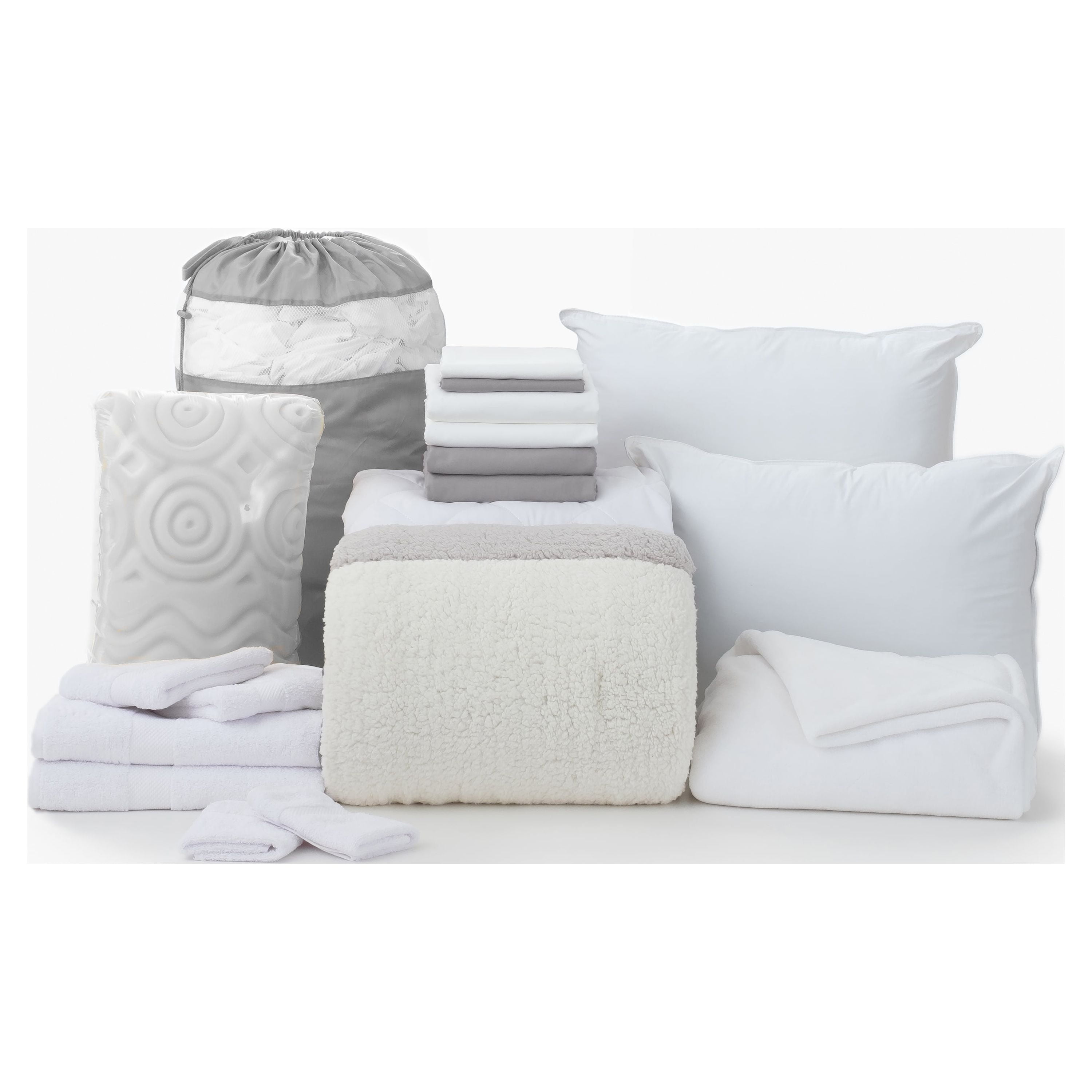 Dawn 19-Piece Twin XL Comfort Dorm Essentials Value Pack, Arlow Room ...