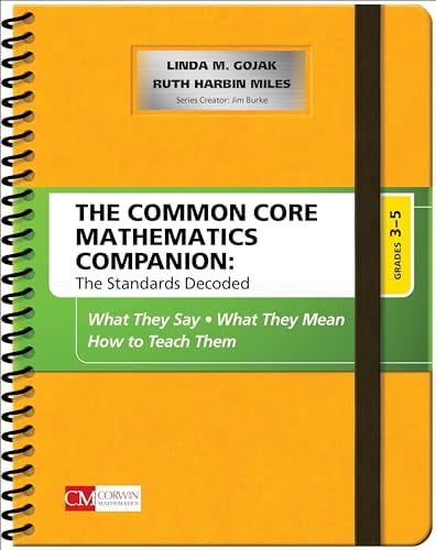 Pre-Owned The Common Core Mathematics Companion: The Standards Decoded ...